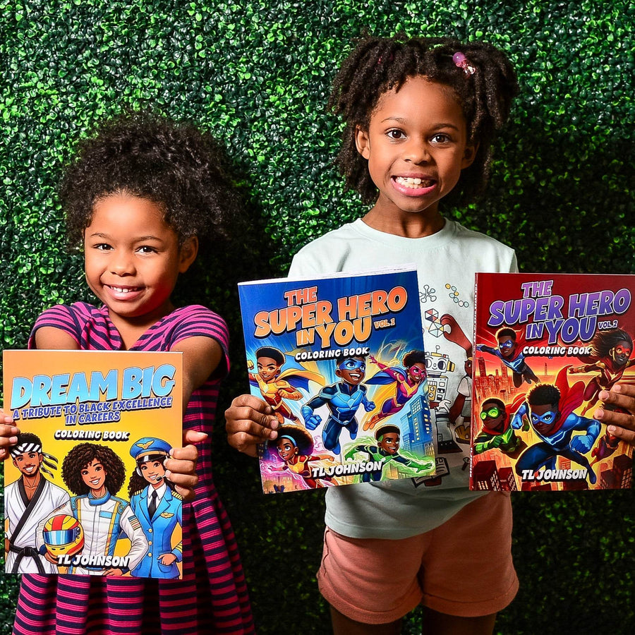 The Superhero In You Coloring Book Volume 1 – Black Superhero Coloring ...