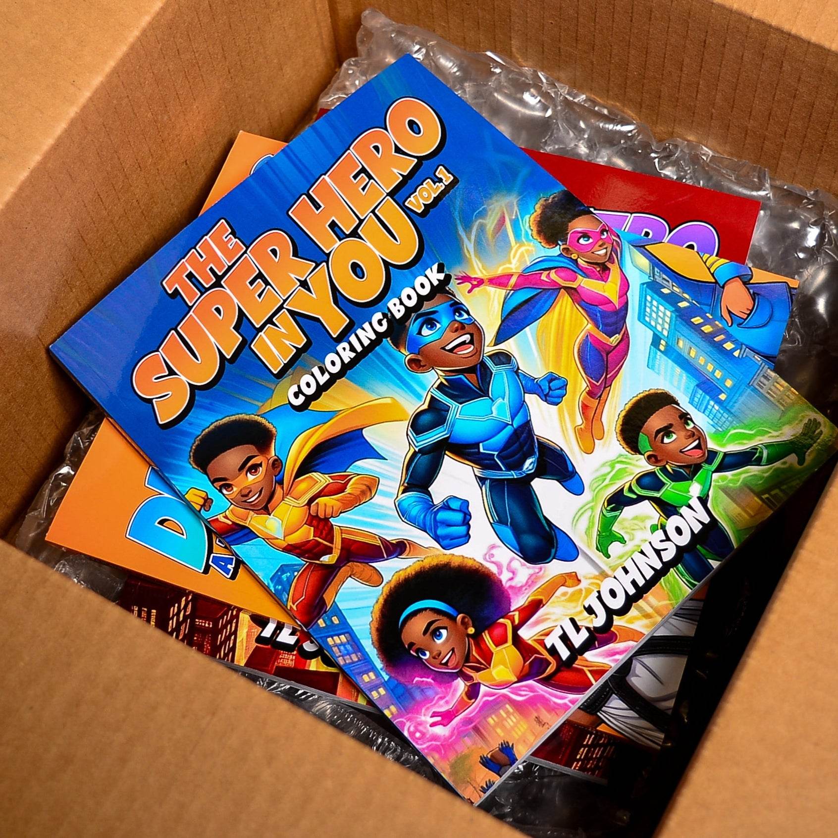 The Superhero In You Coloring Book Volume 1 – Black Superhero Coloring ...